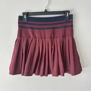 Wilson | Skirts | Wilson Midtown Maroon Navy Blue Tennis Mini Skirt ...